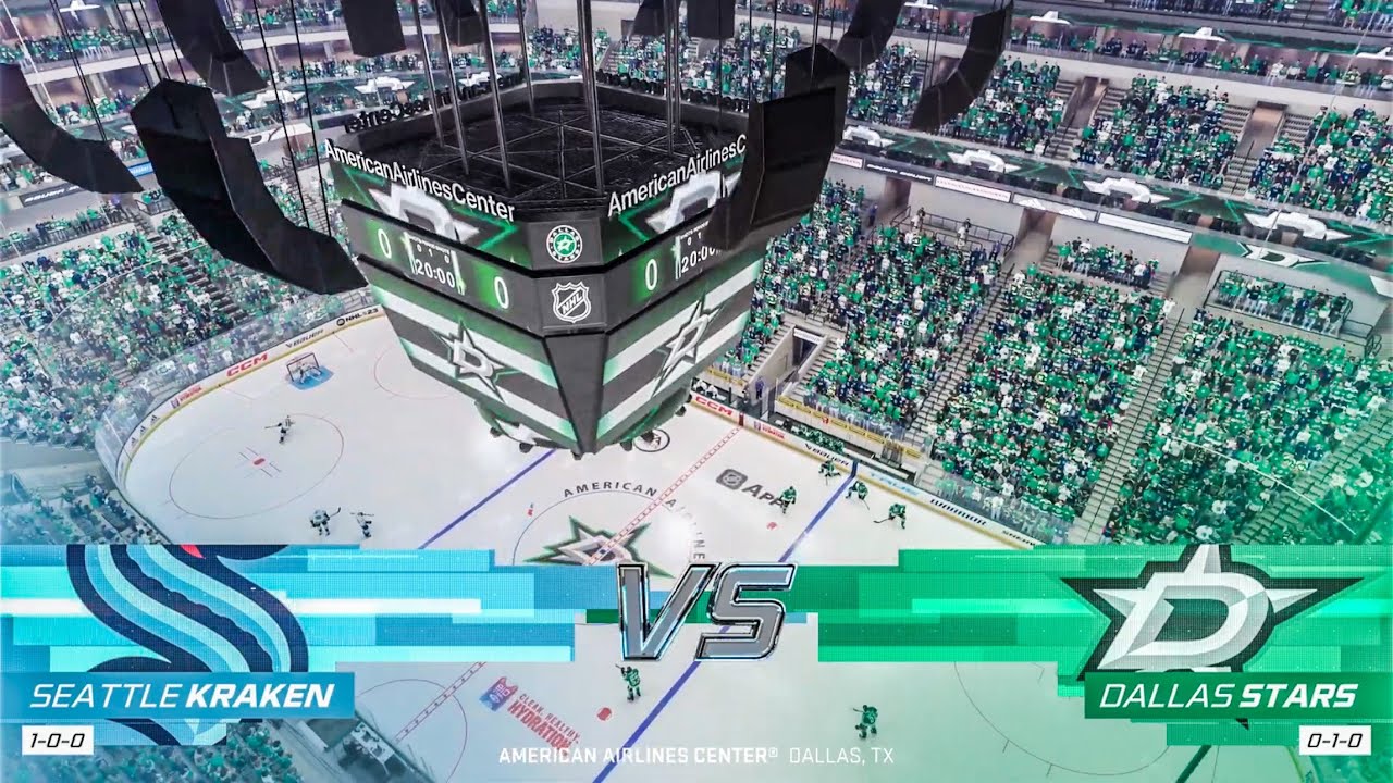 Dallas Stars vs Seattle Kraken - Game 2 West Semifinals Stanley Cup ...