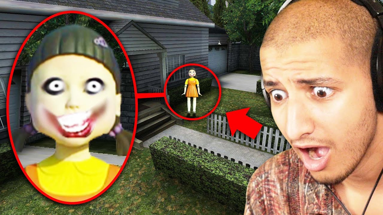 If You See CURSED SQUID GAME Outside Your House, DO NOT MOVE!! - YouTube