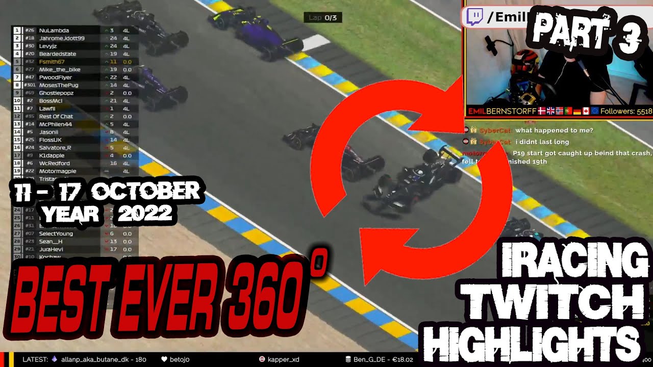 iRacing Twitch Highlights 22S4W5P3 11 - 17 October 2022 Part 3 Funny ...