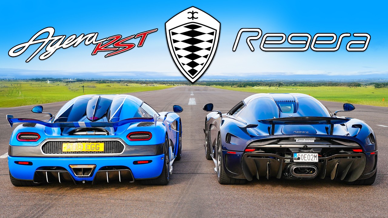 Koenigsegg Regera v Agera RST: DRAG RACE - YouTube