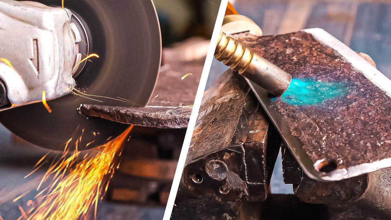 Extremely Rusty Cleaver Restoration Project - YouTube