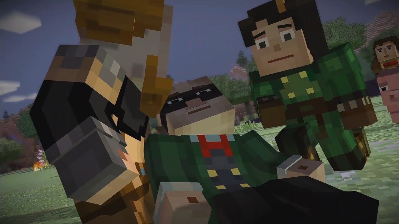 Minecraft Story Mode Season 1 Episode 3 Walkthrough (Female Jesse) V1 ...