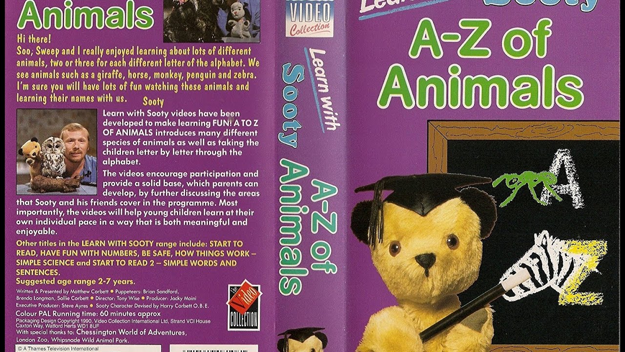 Learn with Sooty - A-Z of Animals [VHS] (1990) - YouTube