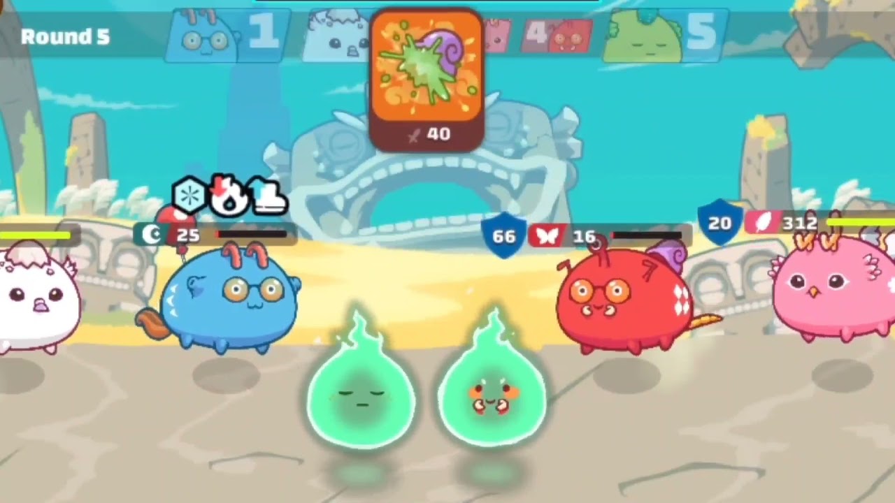 AXIE GAMEPLAY | vs Double BUG/Bird pocky META, Backdoor BAIT - YouTube