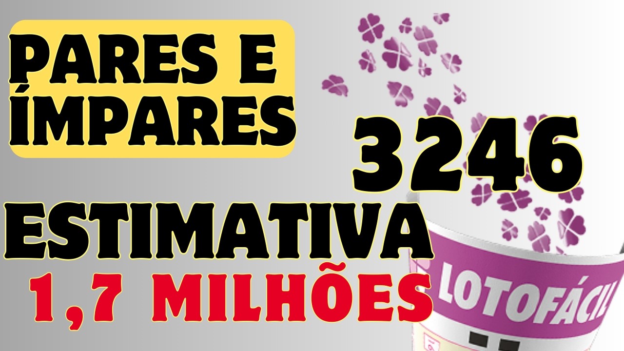LOTOFÁCIL 3246 | ANÁLISE DE PARES E ÍMPARES MOLDURA E MIOLO - YouTube