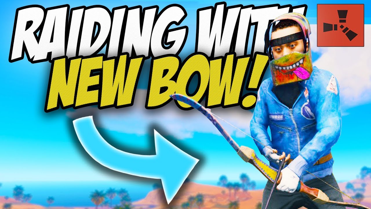FRESH WIPE RAIDING with the NEW HUNTING BOW! - Rust Solo #1 - YouTube