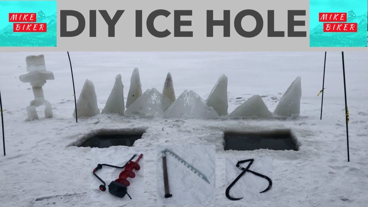 MAKING THE PERFECT ICE HOLE FOR COLD PLUNGING! - YouTube
