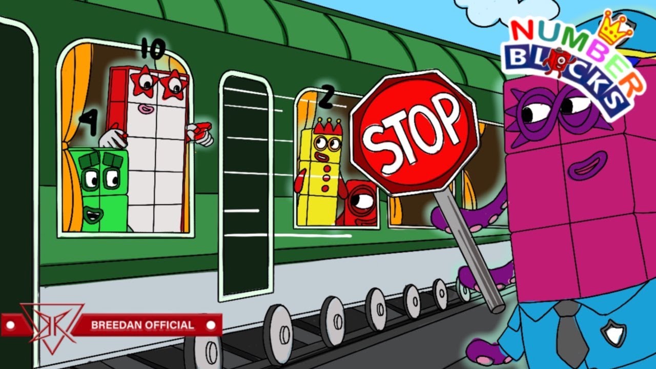 Numberblocks 4 10 2 1 8 Meet In The Train - Numberblocks As a Fanmade ...