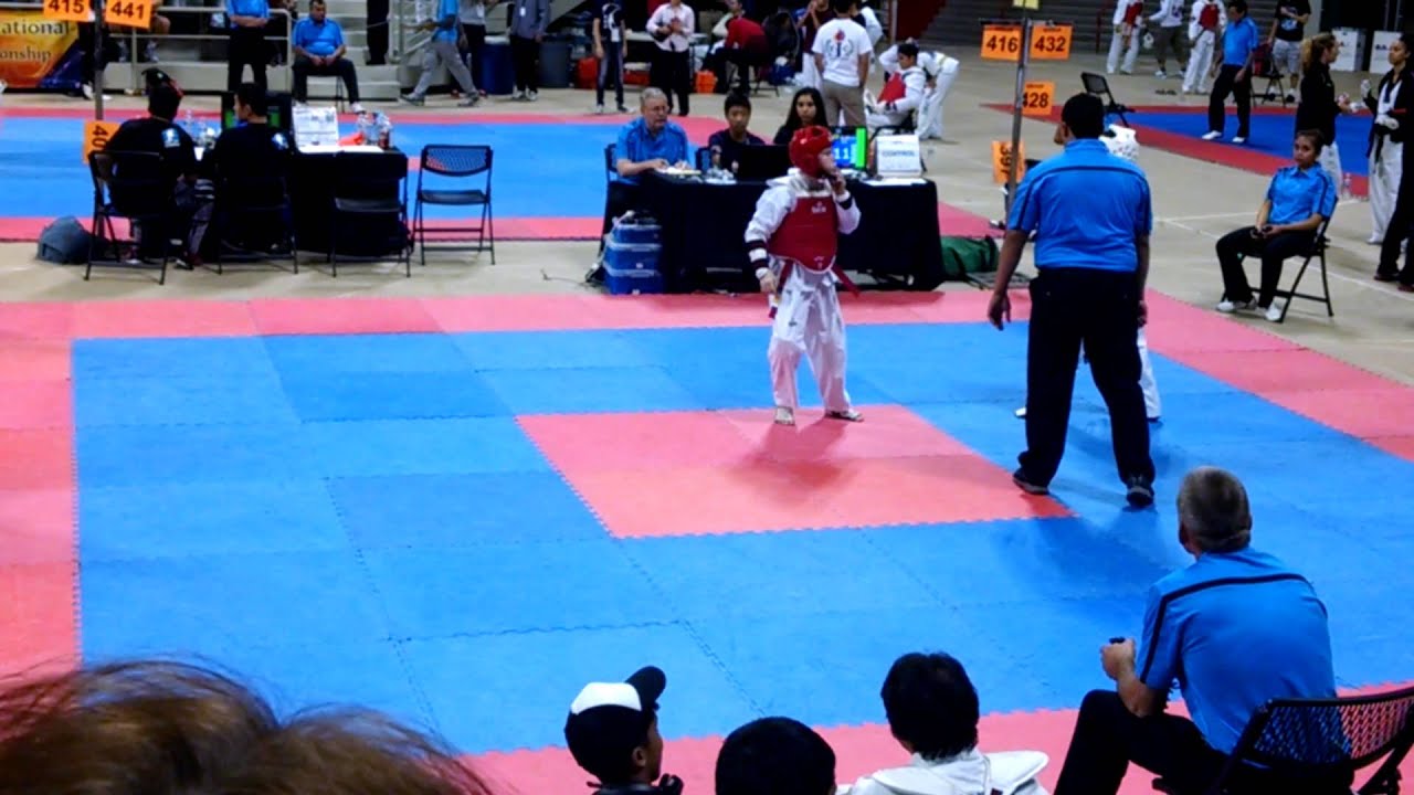 Tyler Emond Jimmy Kim Taekwondo Championship - YouTube