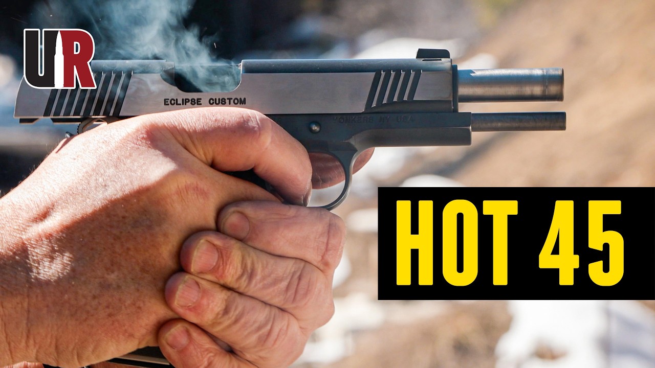 1,000 FPS 45 ACP: 230gr Berry's Self Defense Loads (HOT!) - YouTube