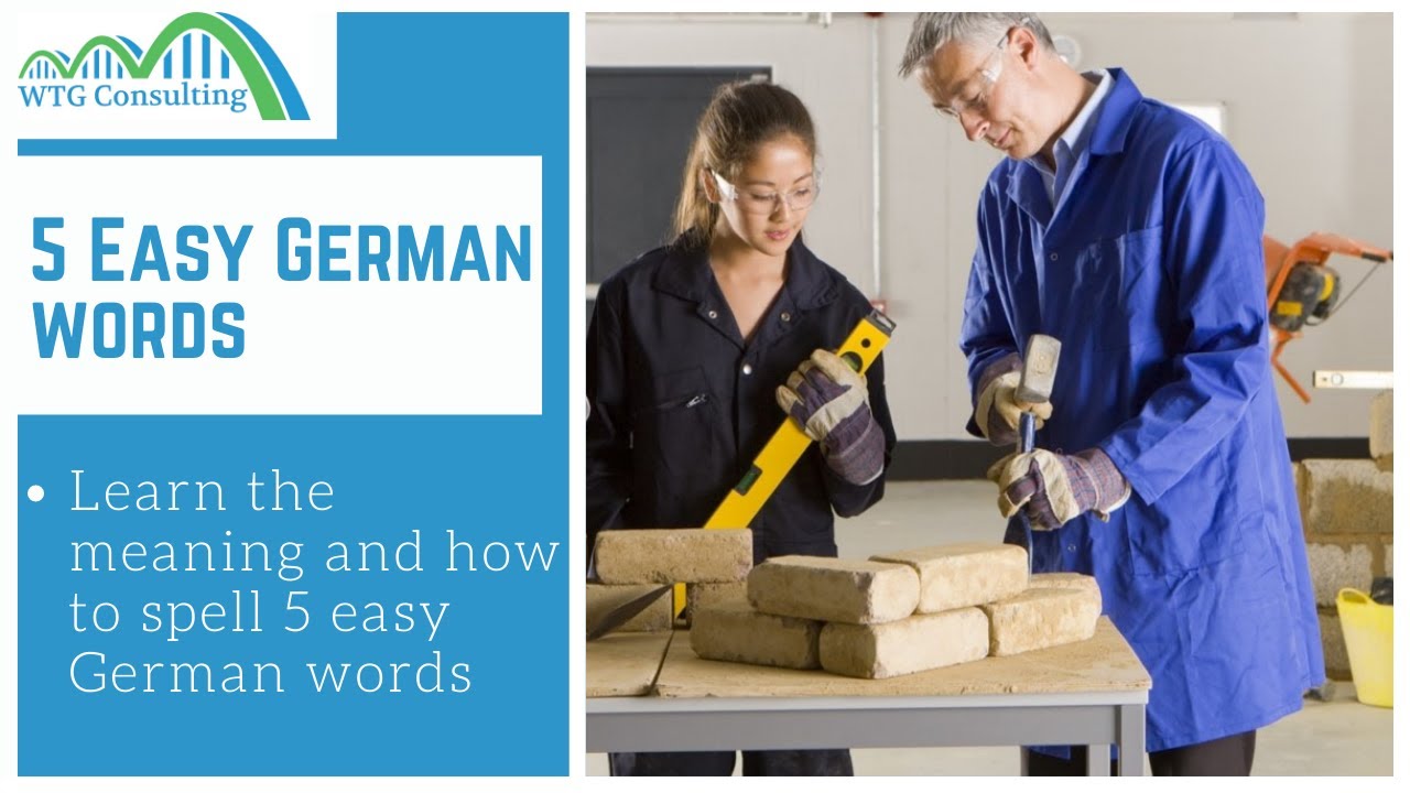5 Easy German words related to study - YouTube