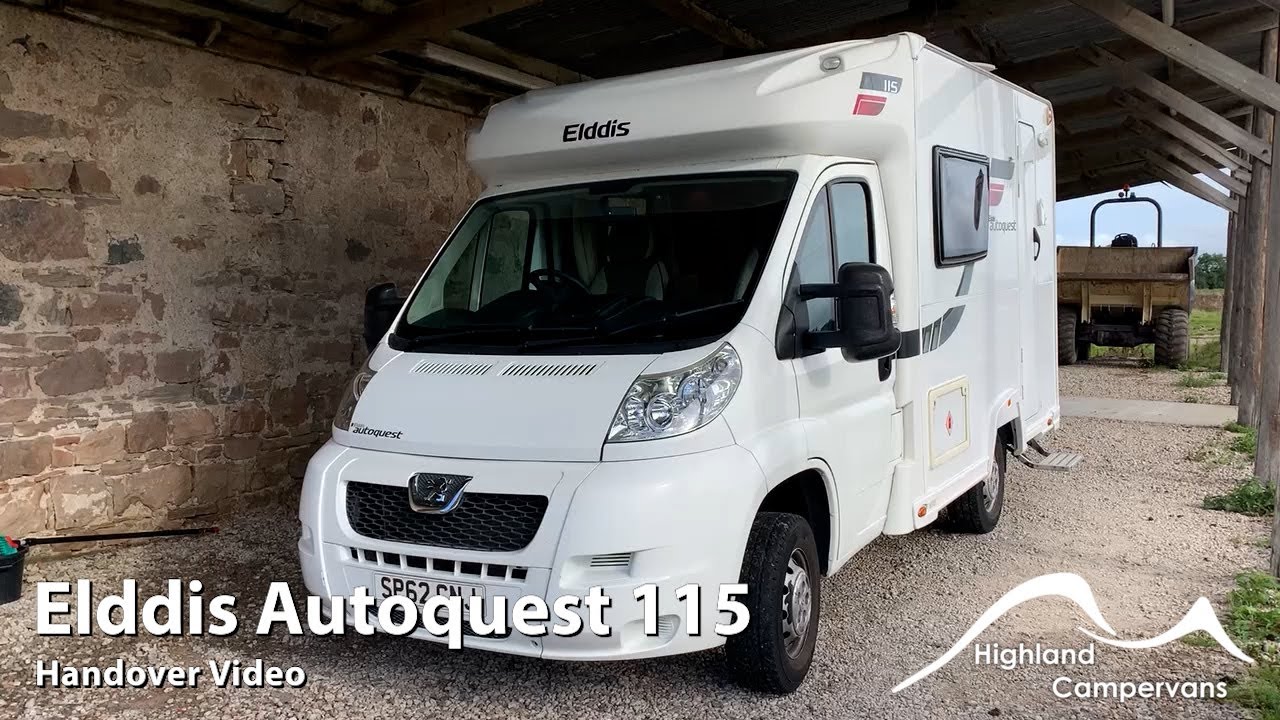 Elddis Autoquest 115 Handover Video - YouTube