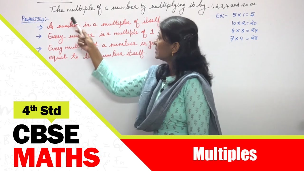 4th Std CBSE Maths Syllabus | 73 - Multiples | CBSE Maths - YouTube