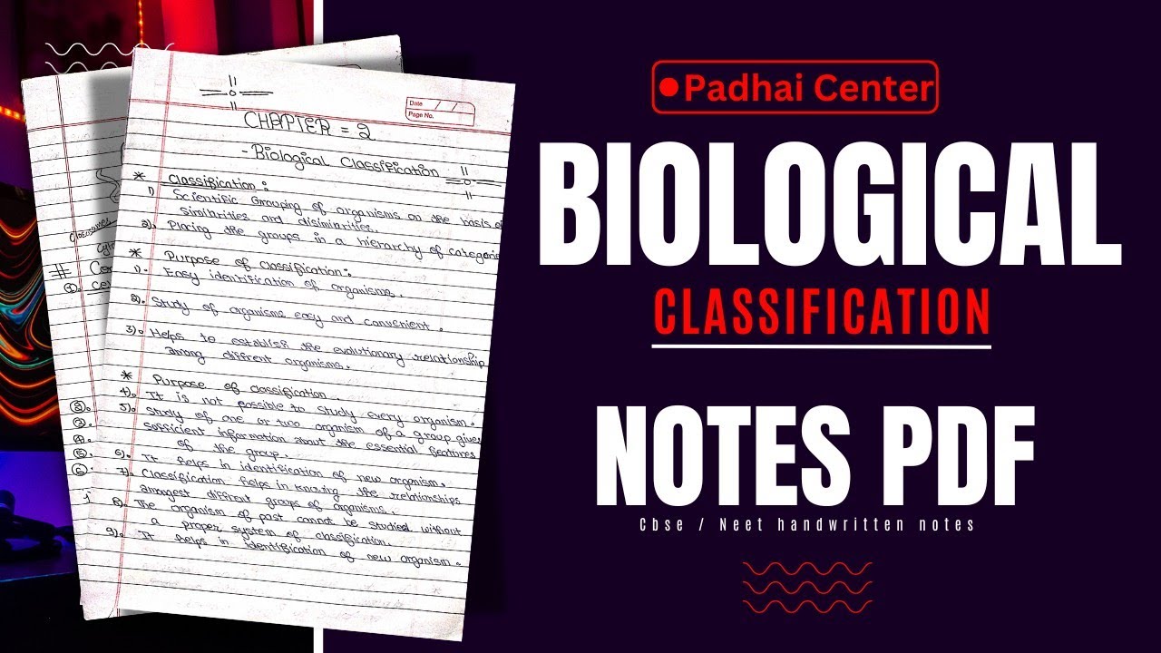 Biological Classification notes | Class 11 biology KINGDOM MONERA NEET ...