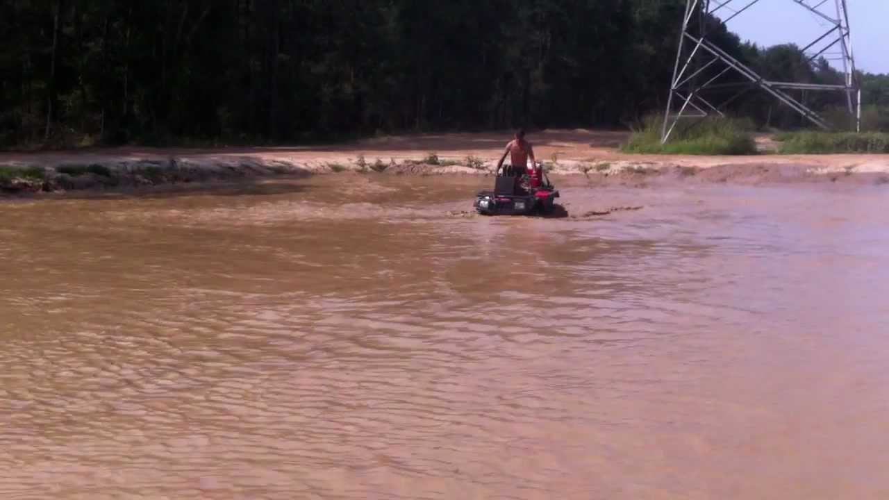 2005 Arctic cat atv mudding at river run ATV park texas - YouTube