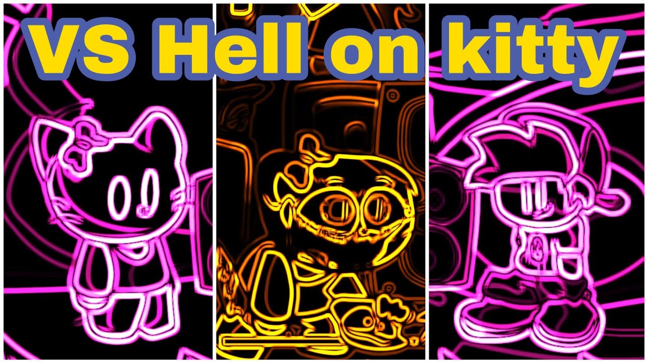 FRIDAY NIGHT FUNKIN' VS HELL ON KITTY ( HELLO KITTY ) CHALKNIGHTMARE ...
