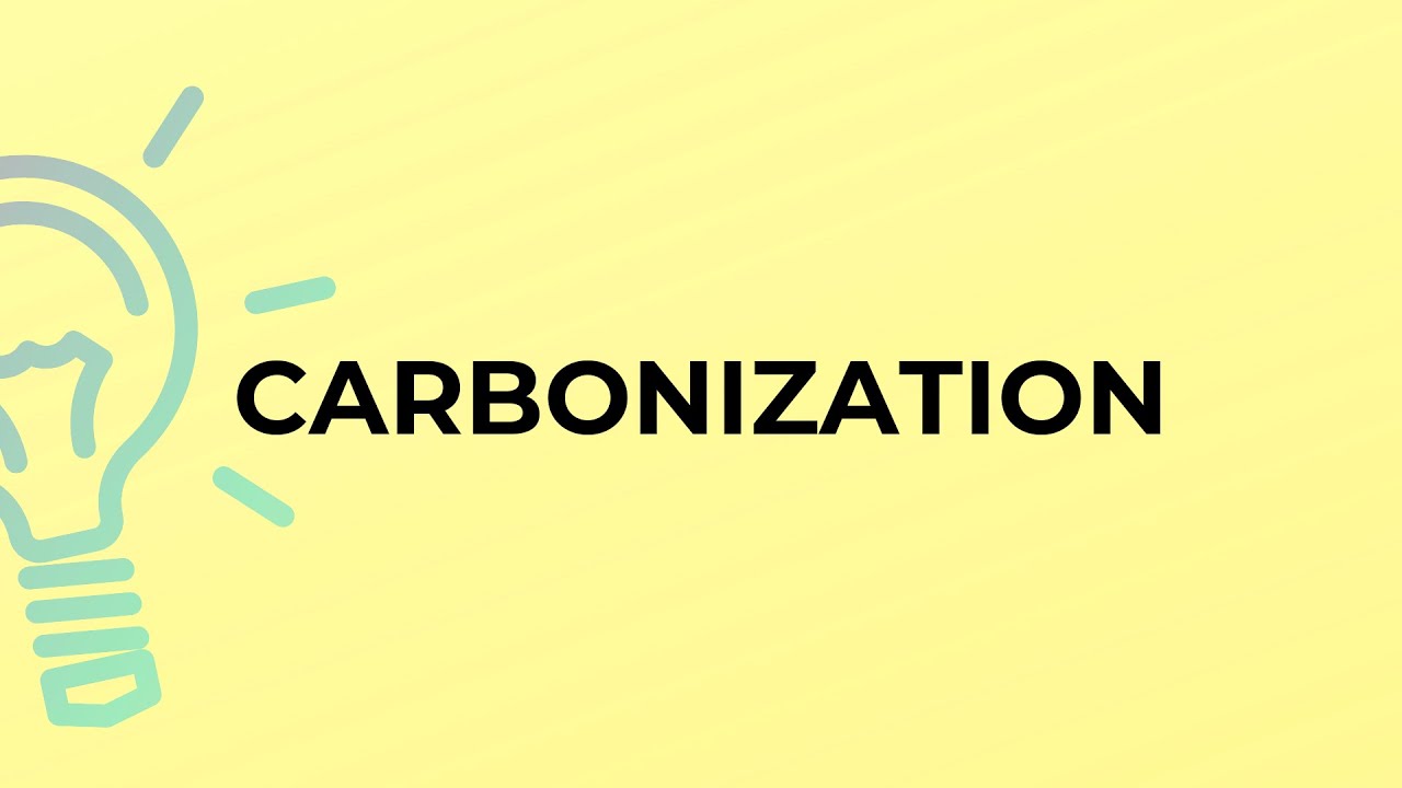 What is the meaning of the word CARBONIZATION? - YouTube
