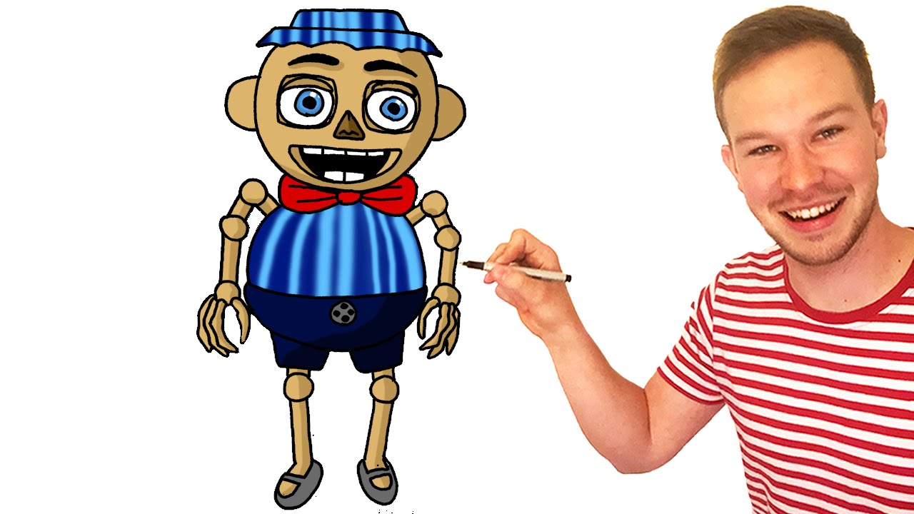 Drawing Bidybab from FNaF Sister Location All Characters Preview - YouTube