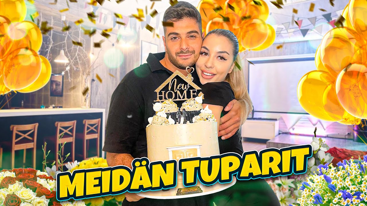 MEIDÄN UUDEN KODIN TUPARIT🥳🏠 - YouTube