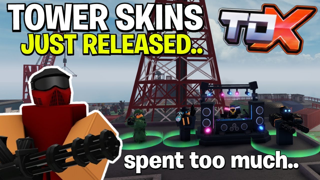 I Spent Too Much On The Skin Crates In TDX.. | Roblox Tower Defense X ...