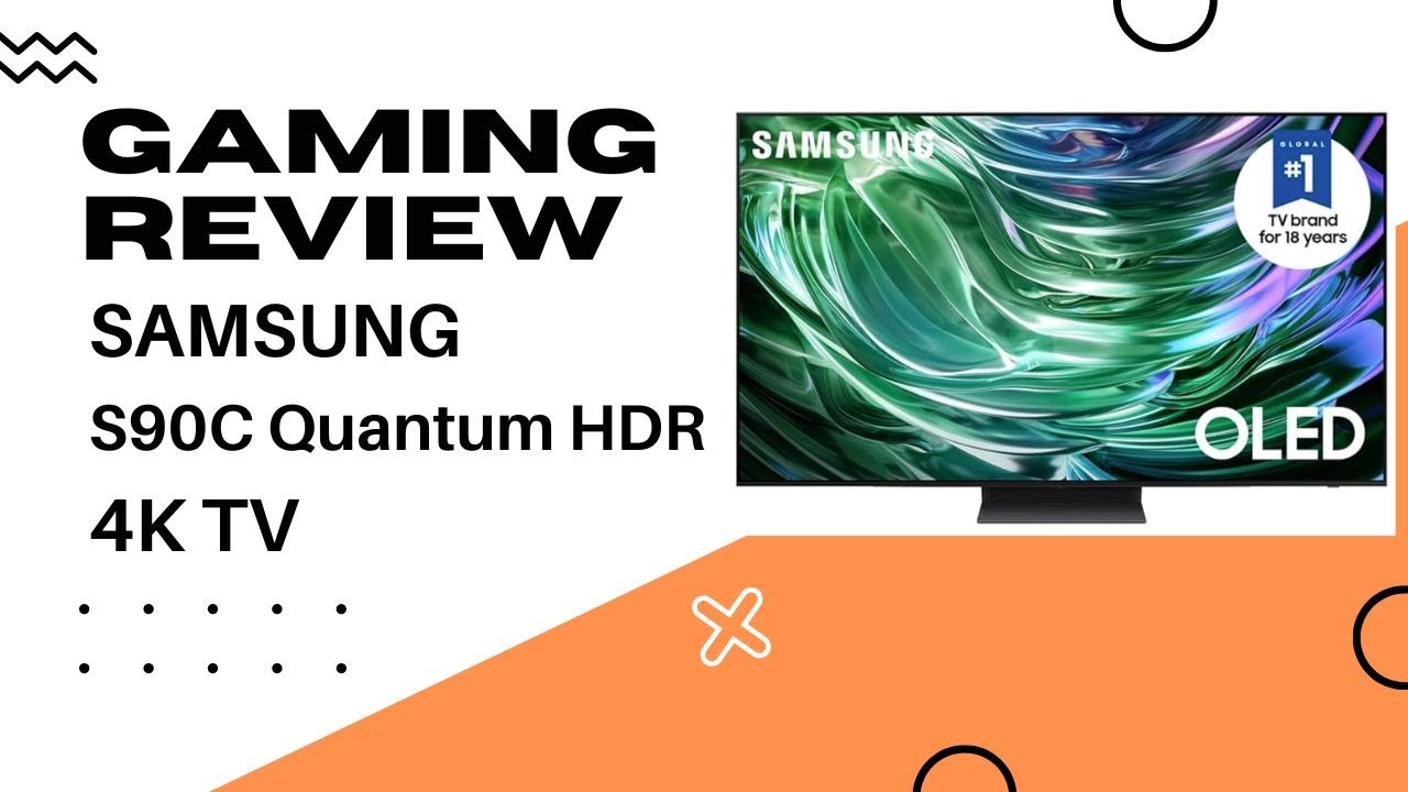 SAMSUNG OLED 4K S90C Series Quantum HDR TV: Gaming Review - YouTube