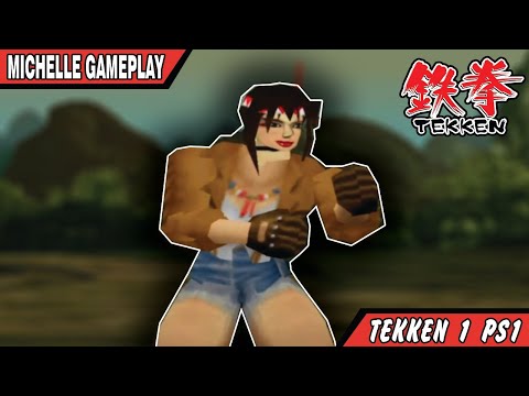 Tekken 1 PS1 - Michelle GamePlay