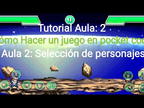tutorial aula 2 Selección de personajes #pocketcode #dragonball - YouTube