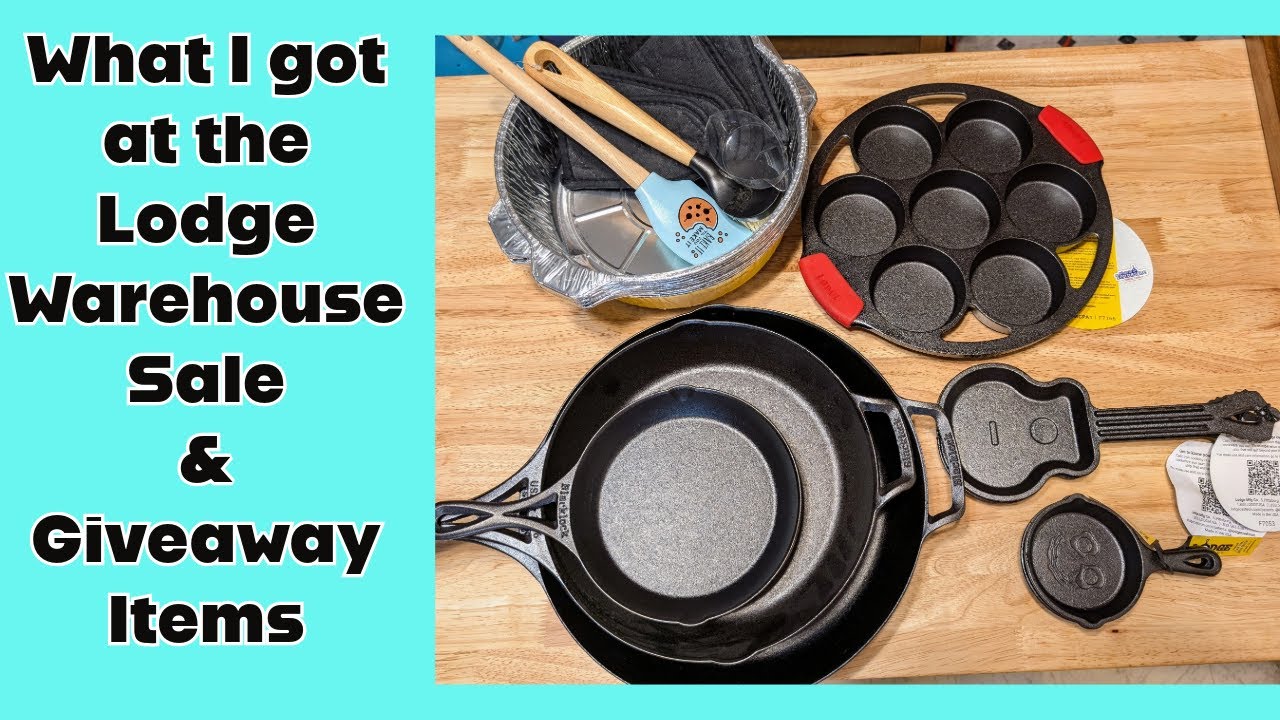 Lodge Warehouse Sale Haul #lodgecastiron #castironcookware - YouTube