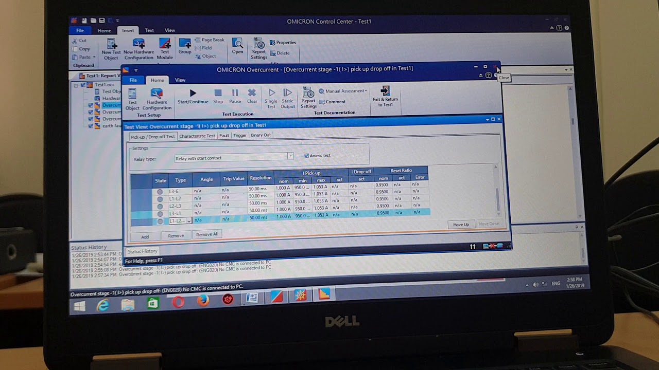 How to Create OCC file to test the Micom P111 Overcurrent relay - YouTube