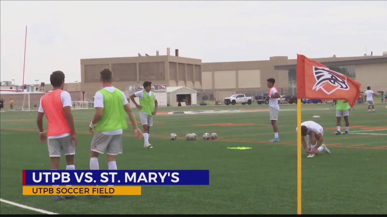 UTPB men's soccer falls to St. Mary's - YouTube