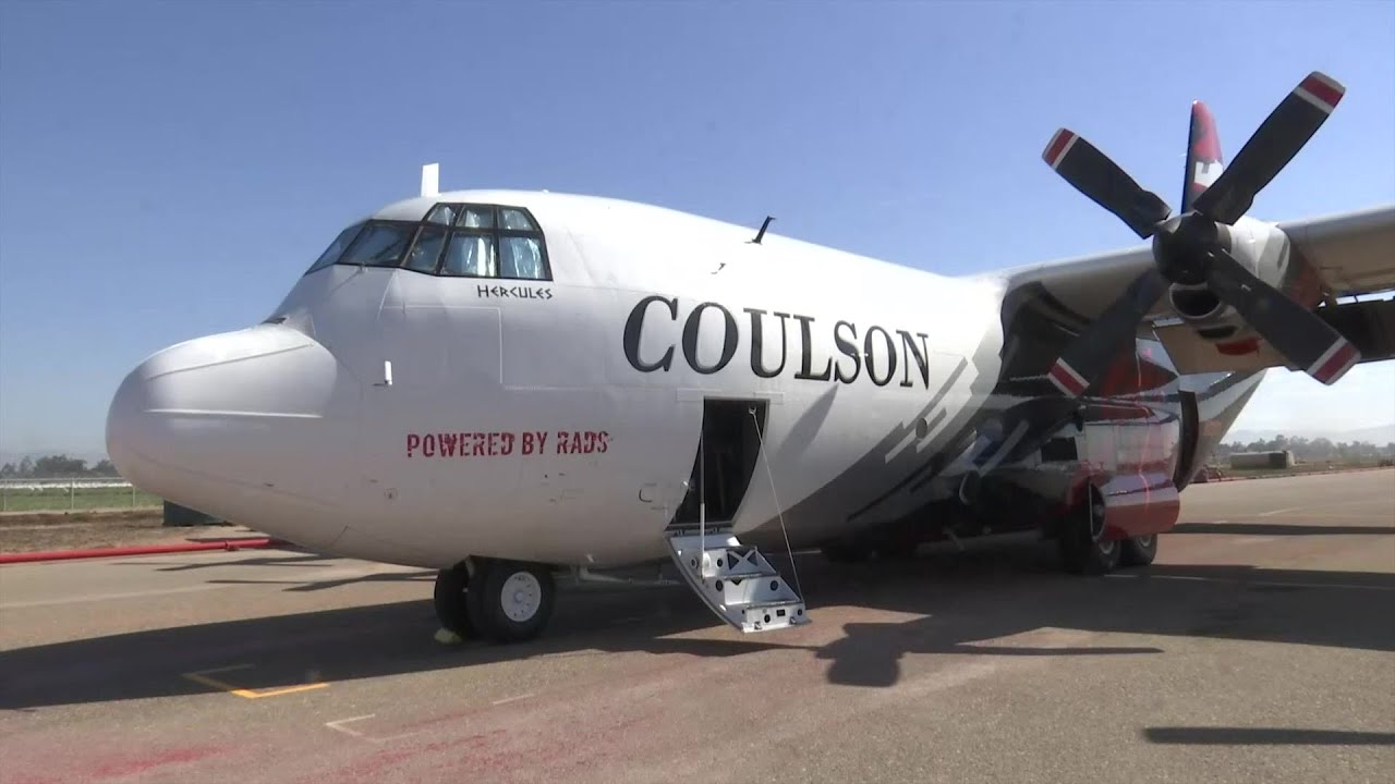 Heat wave puts Santa Maria Air Tanker Base on heightened alert - YouTube