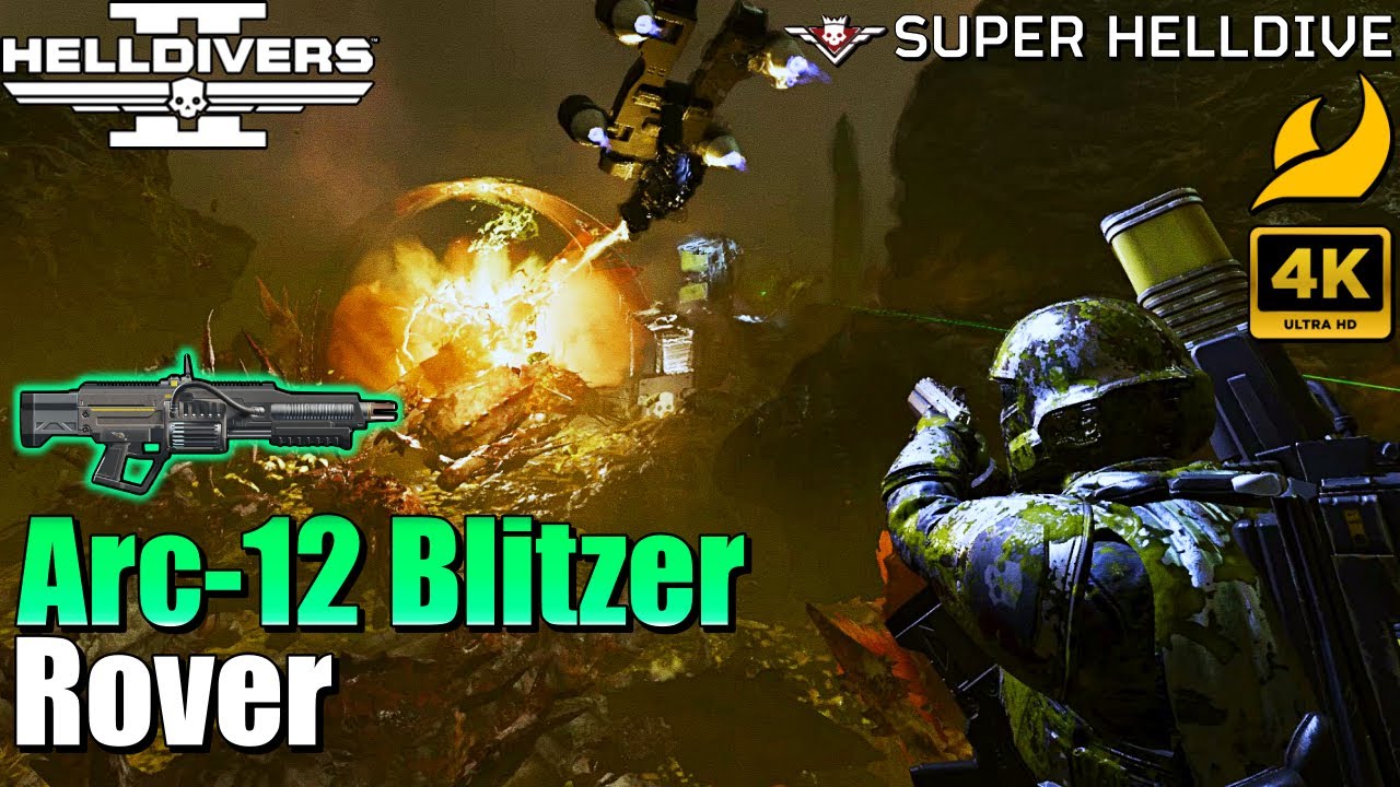 Helldivers 2 - Arc-12 Blitzer & Rover Combo is something else! - YouTube
