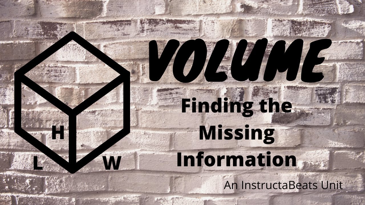 Volume - Finding the Missing Side - 5.MD.3 - 5.MD.4 - 5.MD.5 - YouTube