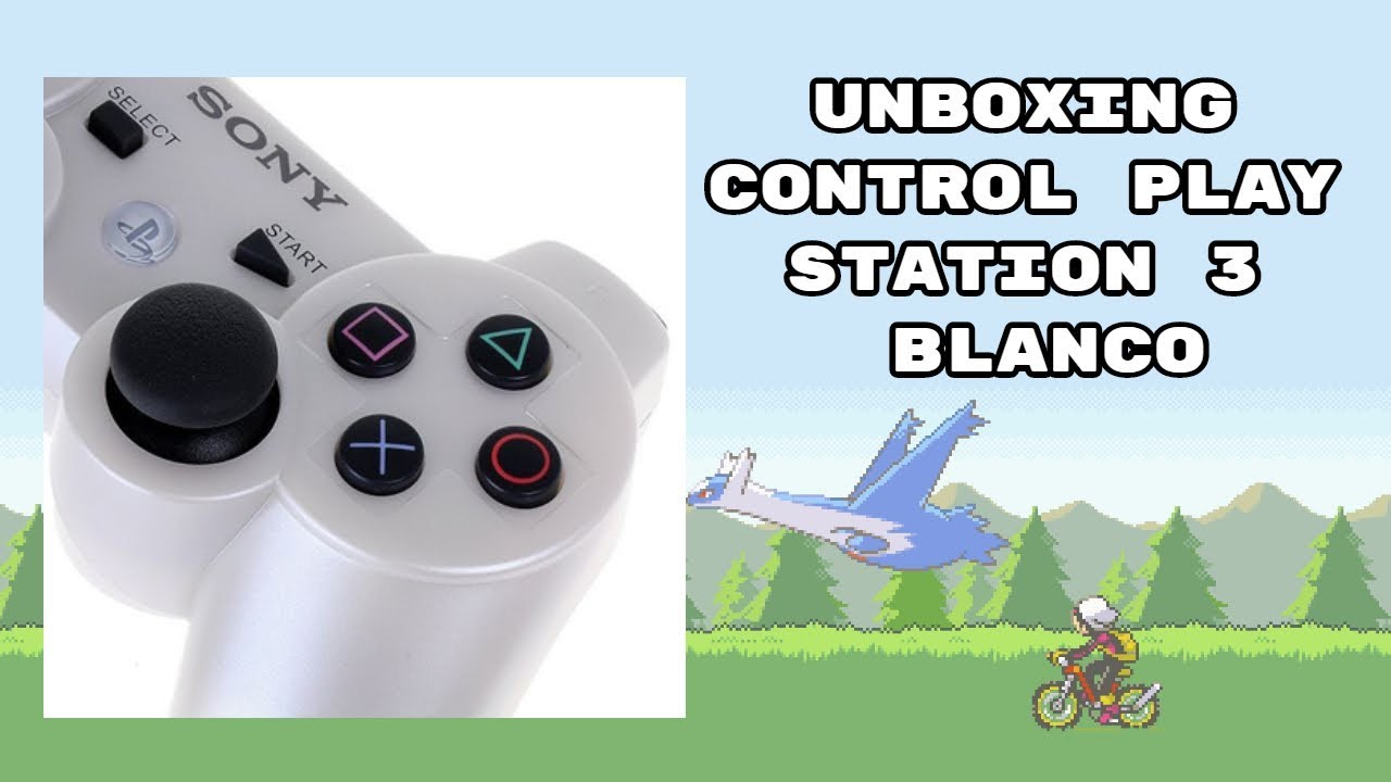 Unboxing control PS3 blanco - YouTube
