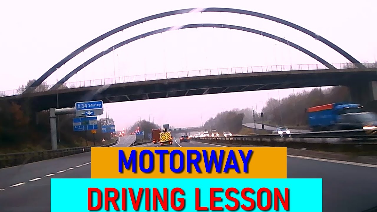 Motorway Driving Lesson UK | Driving on Motorway - YouTube