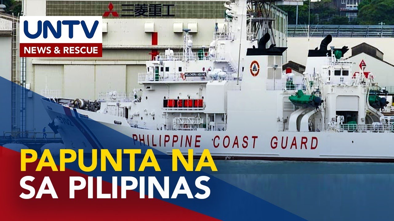 Pinakabagong barko ng PH Coast Guard, naglalayag na patungong Pilipinas ...