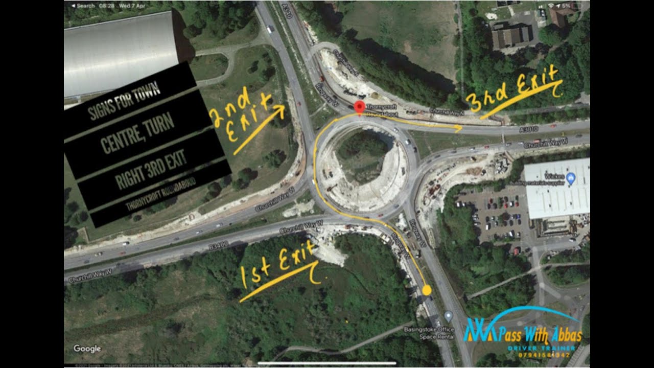 Roundabout Driving Lessons #Basingstoke “Town Centre A3010”Thornycroft ...