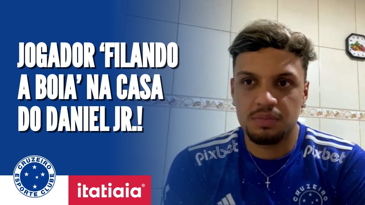 JOGADOR DO CRUZEIRO ‘FILANDO A BOIA’ NA CASA DO DANIEL JR.? VEJA SÓ A ...