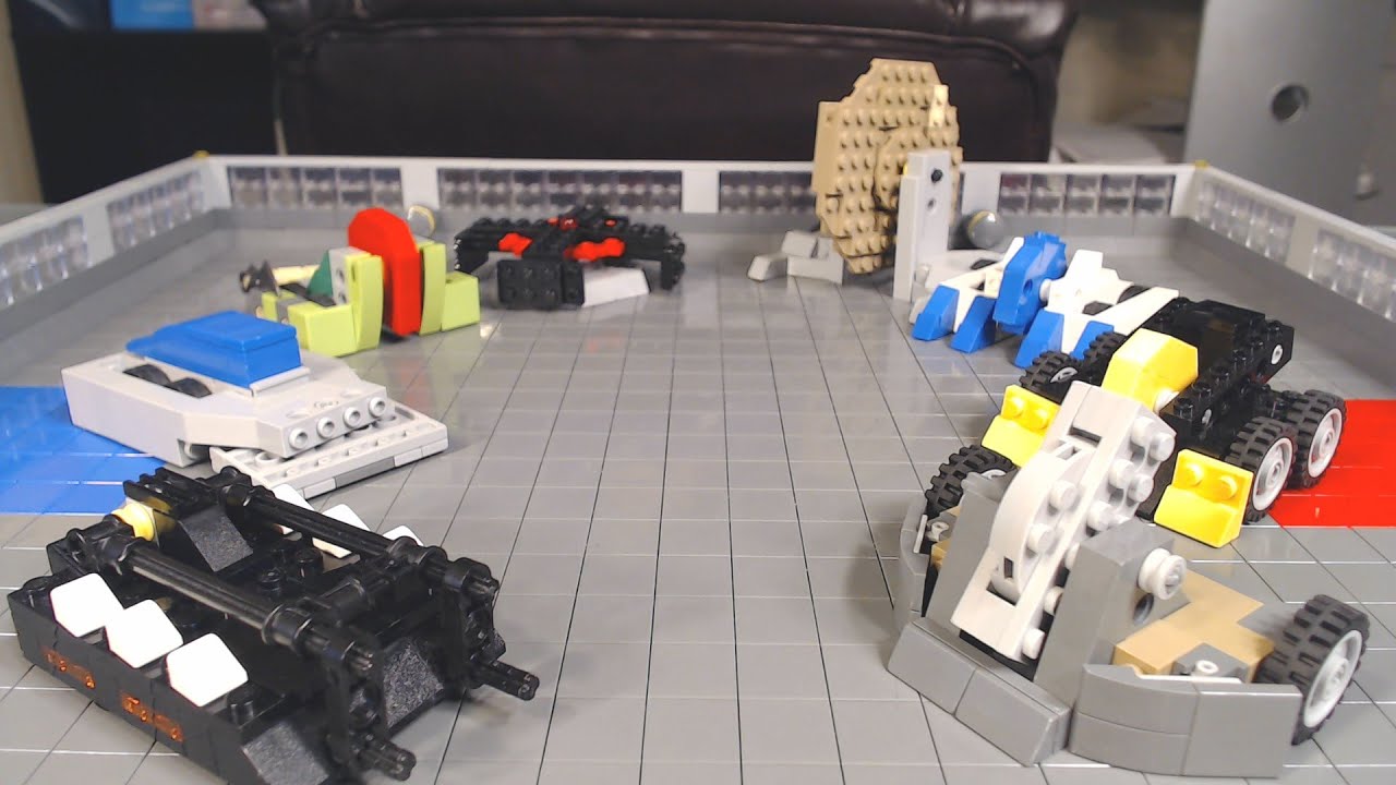 Lego Battlebots Fight Night Son of Whyachi vs Deep 6! - YouTube