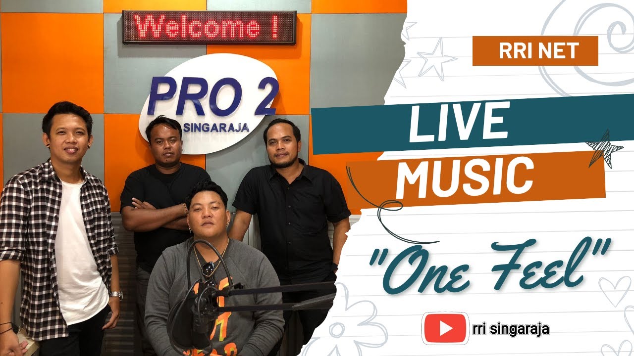 Live Music RRI Net Singaraja | Bersama ONE FEEL - YouTube