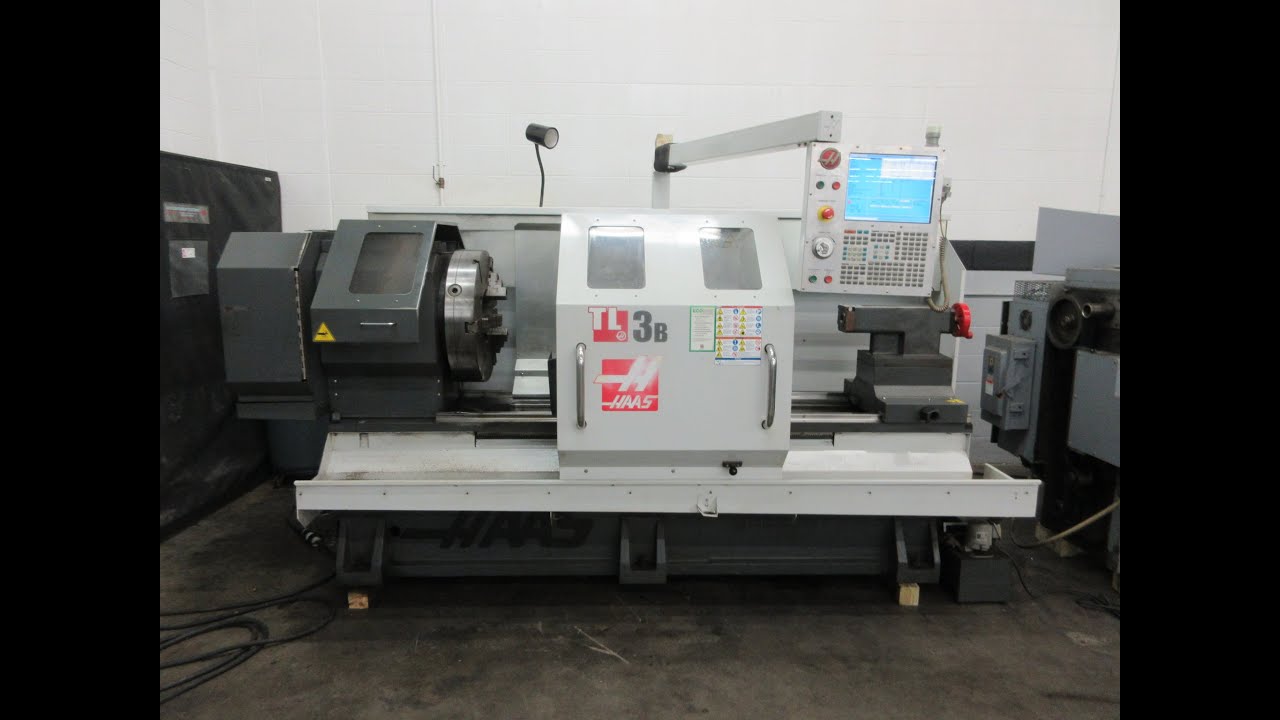 Haas TL-3B CNC Engine Lathe - New 2014 - YouTube