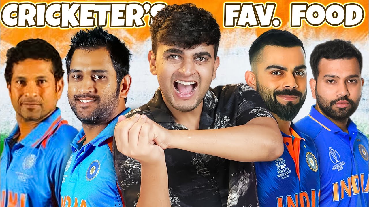 Eating Indian Cricketers Favorite Food - YouTube