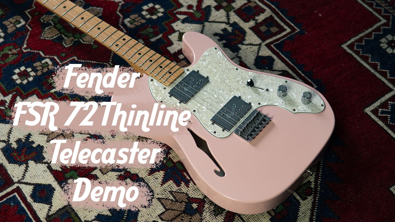 Your-Guitar Demo: Fender 2002 FSR „Car Colors" 72 Thinline Telecaster ...
