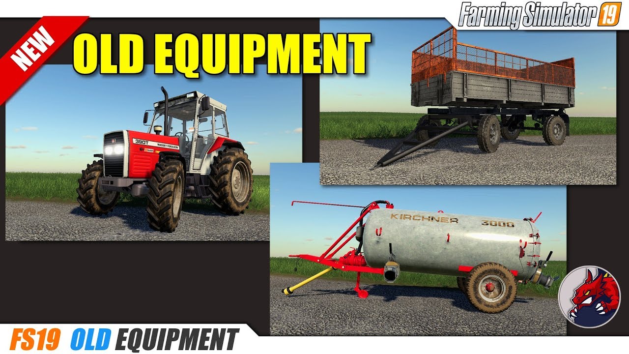 FS19 | Old Equipment Mods (2019-07-19) - review - YouTube