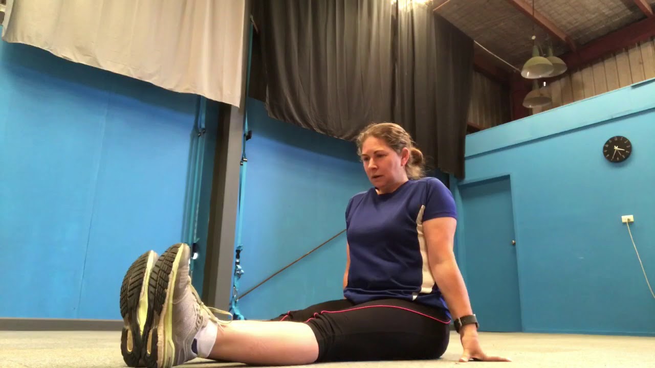 L Sit Exercises to overcome W Sitting - YouTube