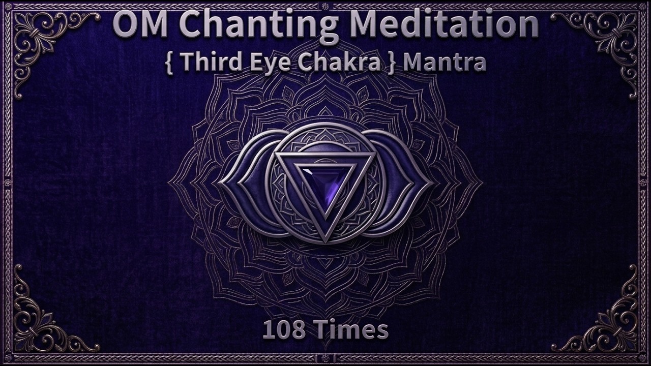 Third Eye Chakra (Ajna) Mantra Meditation – OM 🟣 - YouTube