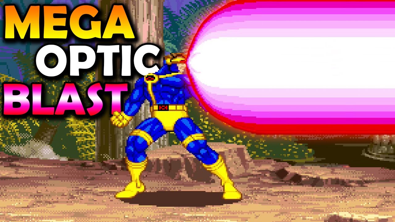 How did Mega Optic Blast Change in Marvel vs Capcom 2? Comparison Guide ...