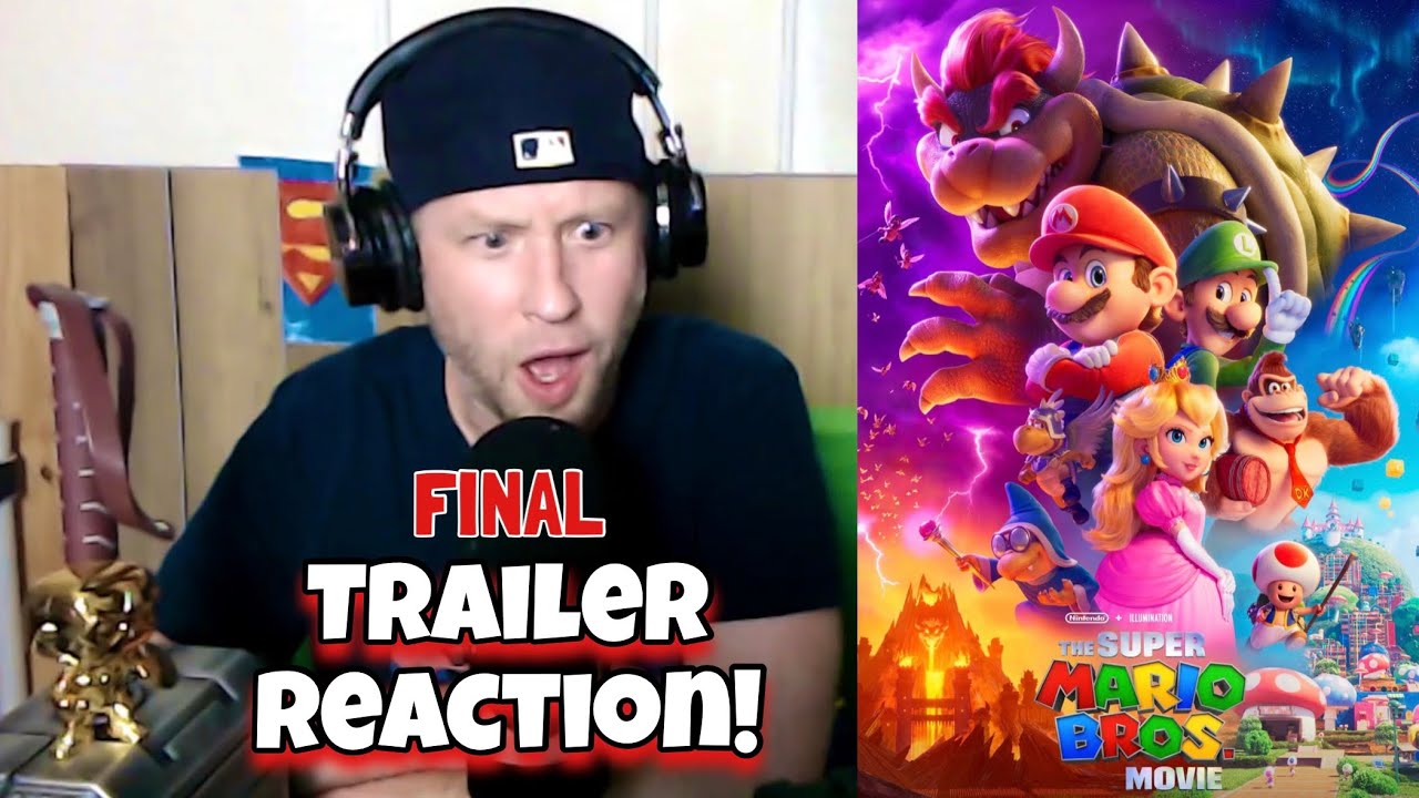 The Super Mario Bros. Movie FINAL TRAILER REACTION! | Chris Pratt. Jack ...