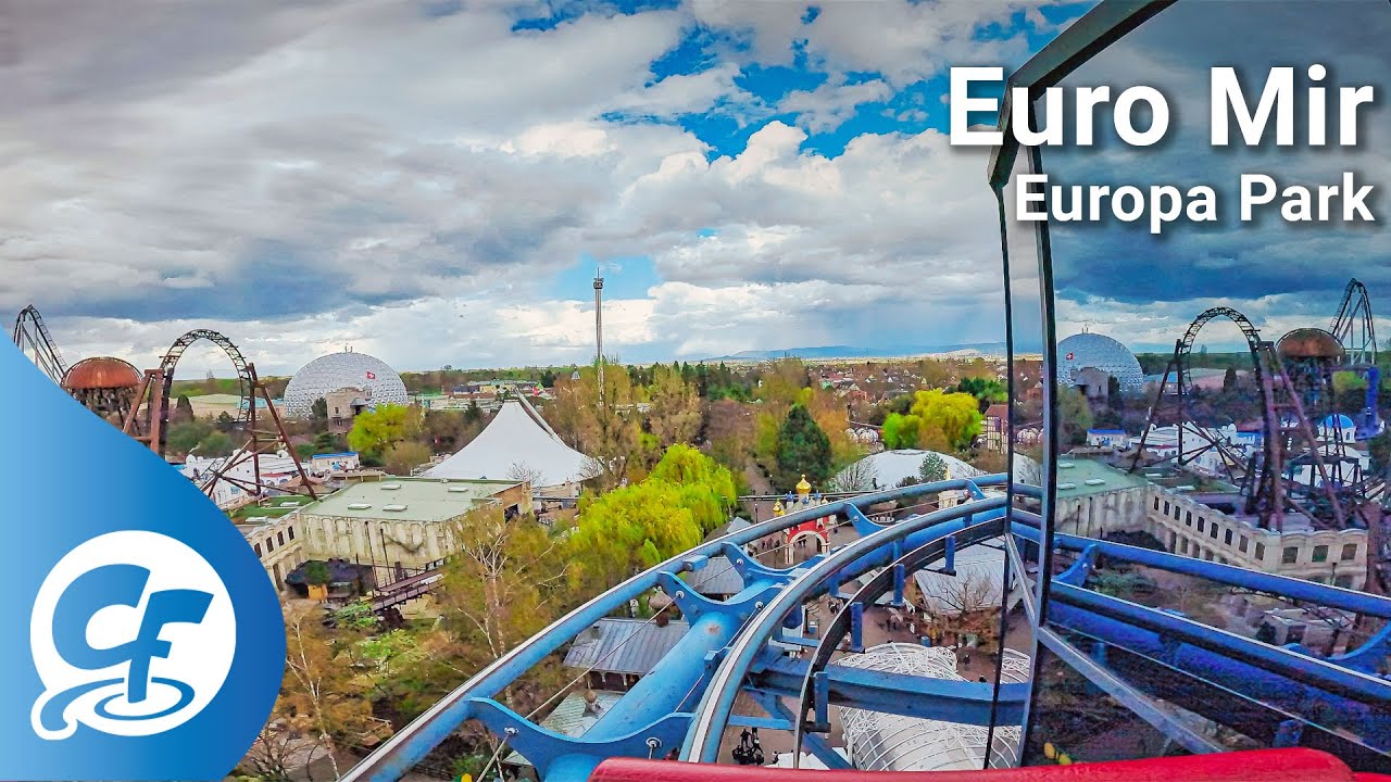 Euro Mir front seat on-ride 5K POV @60fps Europa Park - YouTube