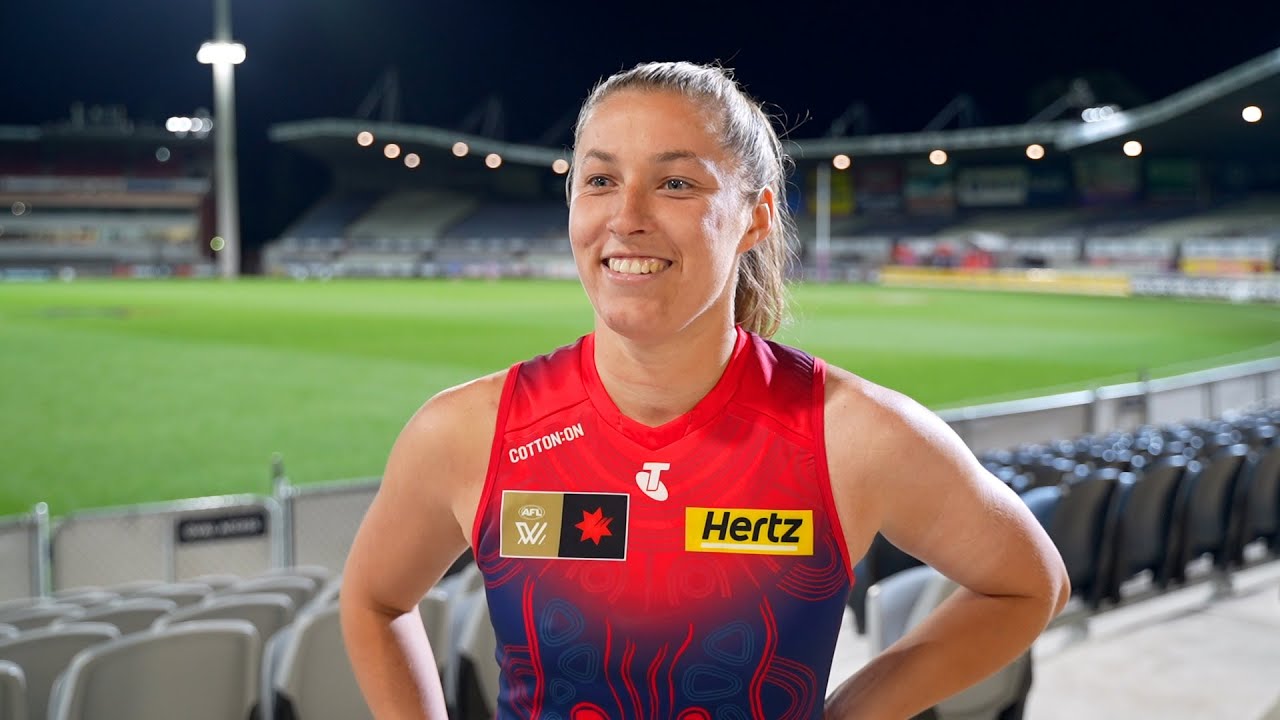 AFLW | RD 8 | Olivia Purcell post match - YouTube